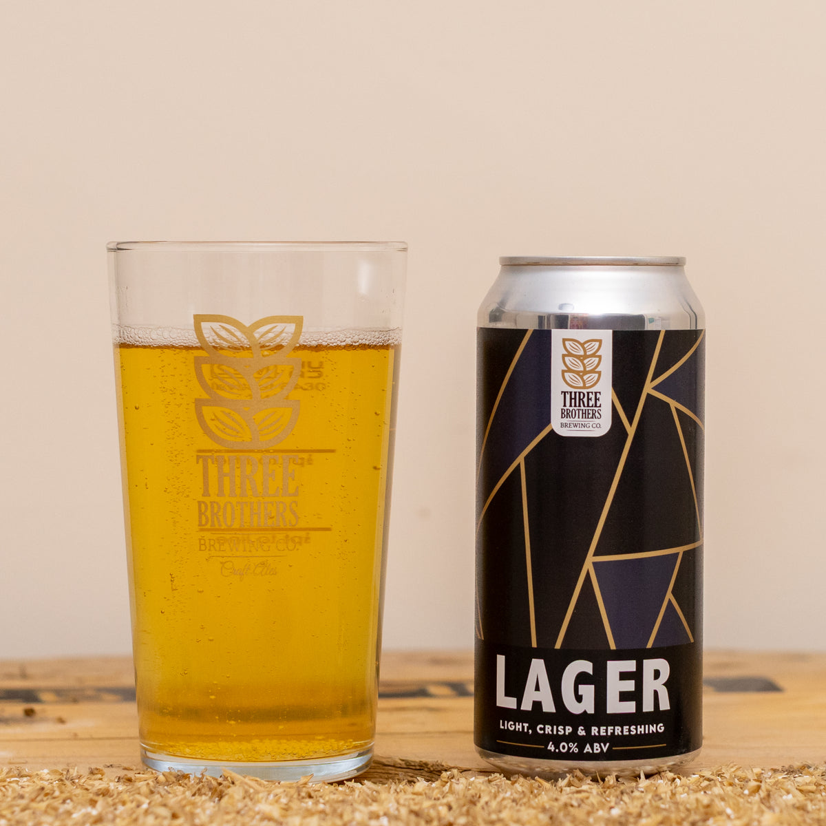 Session Lager – Three Brothers Brewing Company