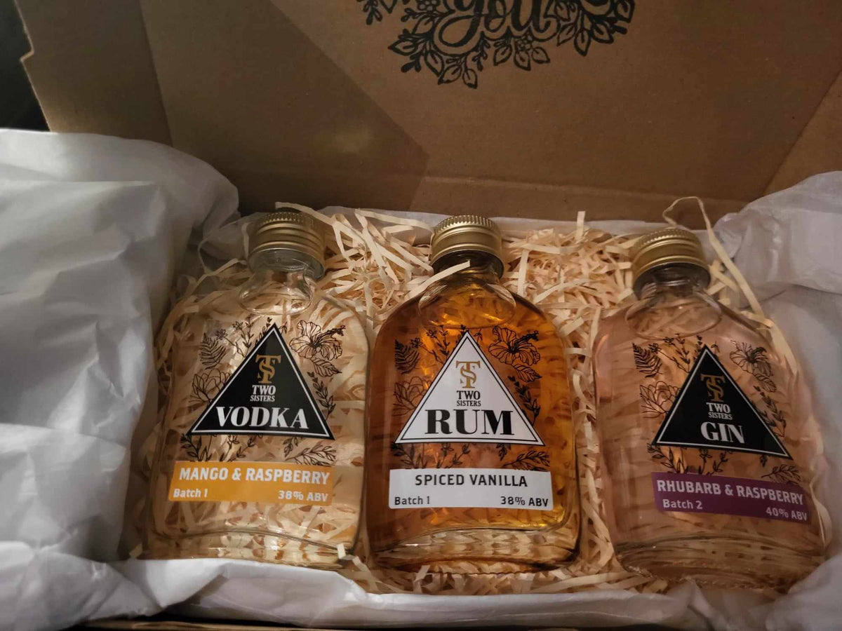 Two Sisters miniature spirit gift pack – Three Brothers Brewing Company